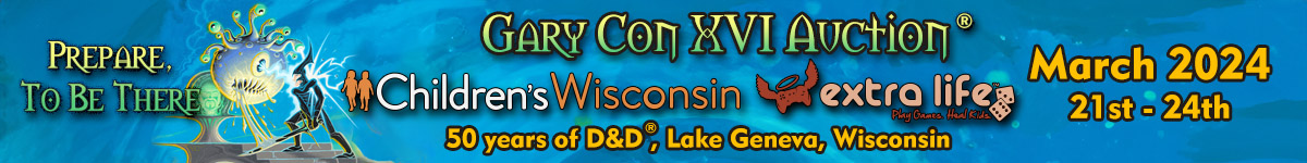 Gary Con Charity Auction – Gary Con